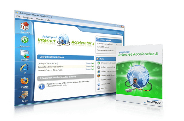 Ashampoo® Internet Accelerator 3 - Overview - Ashampoo®
