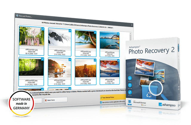 Ashampoo® Photo Recovery 2 - Recover accidentally deleted photos ...