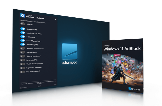 Ashampoo® Windows 11 AdBlock - Overview - Ashampoo®