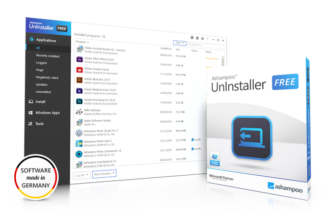 Ashampoo® UnInstaller FREE - Overview - Ashampoo®