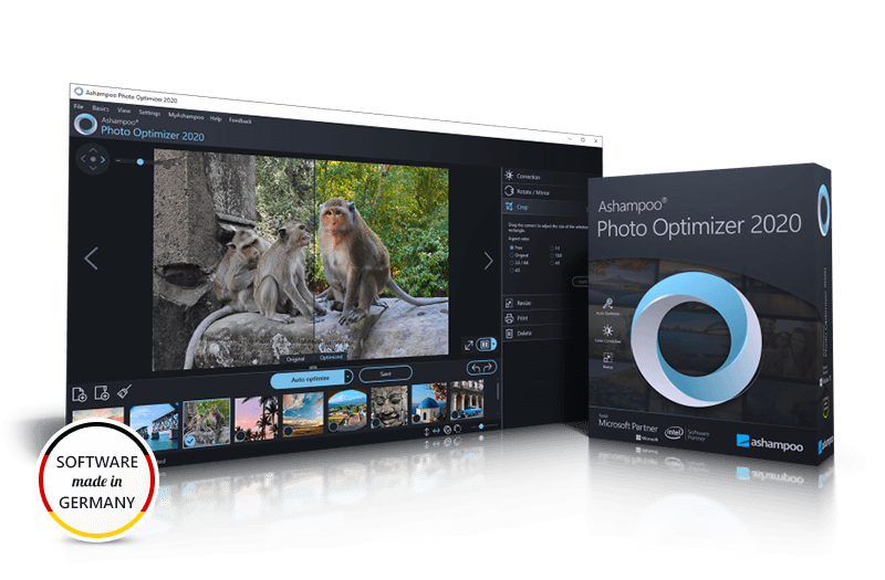 Ashampoo® Photo Optimizer 2020 Photo Editing At The Click Of A Button