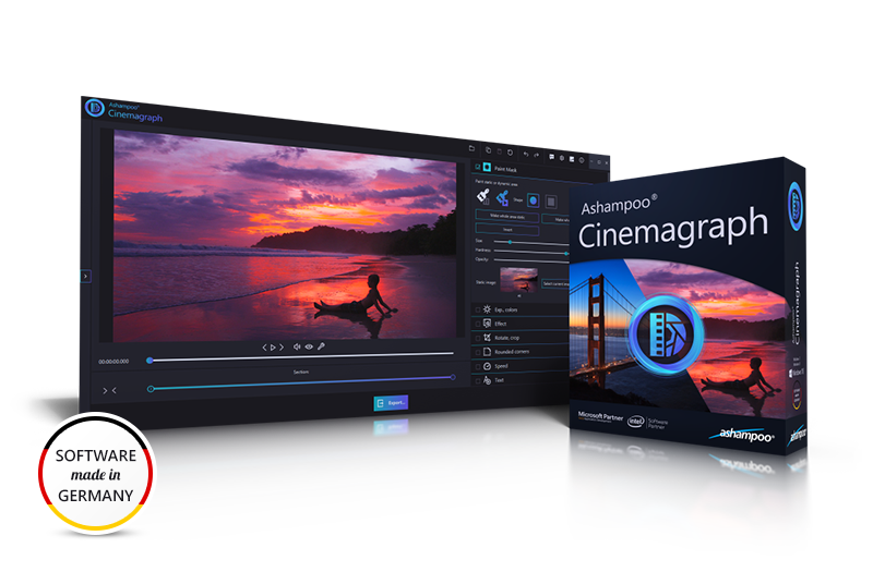 Ashampoo Cinemagraph - the easy way to create cinemagraphs - Ashampoo®
