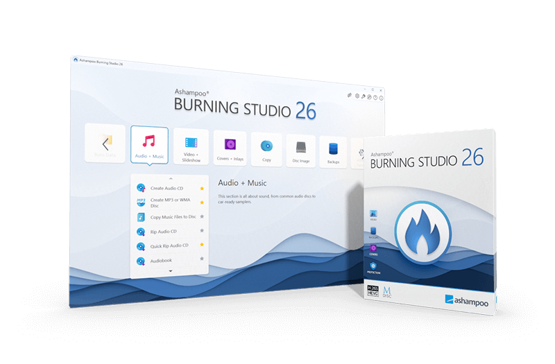 Ashampoo® Burning Studio 26 - Comprehensive all-purpose burning ...