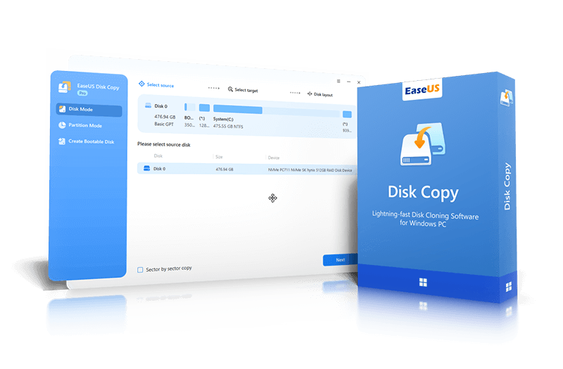Professional hard disk cloner - EaseUS Disk Copy Technician - Ashampoo®
